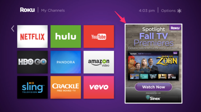 Poster Ad Roku | The Vacation Channel
